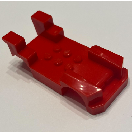 LEGO PART 85451 Vehicle Base 4 x 8 with Front Bumper and Tall Extended ...