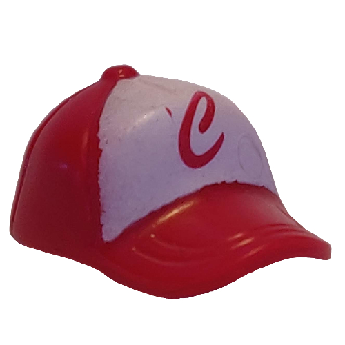 LEGO PART 93219pr0001 Hat / Cap Short Curved Bill with Seams on Peak ...