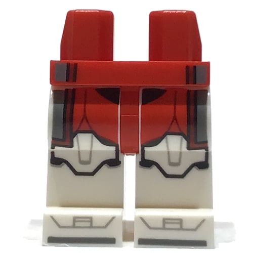 LEGO PART 970c27pr2541 Hips and White Legs with Clone Trooper Armor ...