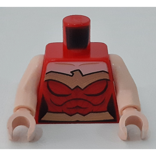 LEGO PART 973c02h02pr4133 Torso Muscles with Light Nougat Neck, Gold ...