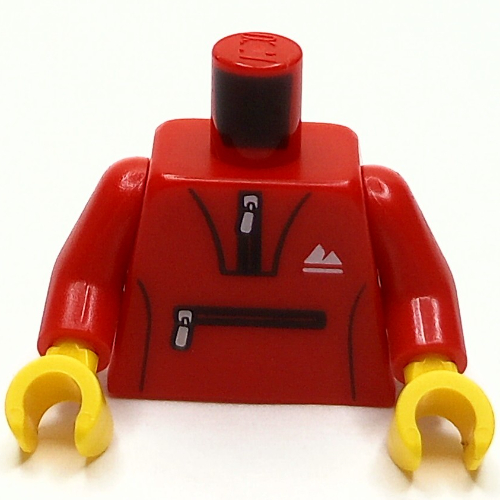 LEGO PART 973c22h01pr4786 Torso Tracksuit Jacket, Zipper across Belly ...