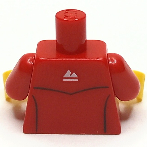 LEGO PART 973c22h01pr4786 Torso Tracksuit Jacket, Zipper across Belly ...