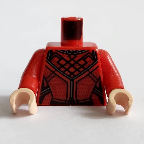 LEGO PART 973c22h02pr5516 Torso Armor with Black, Silver and Dark Red ...