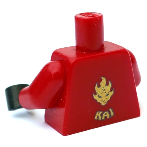 LEGO PART 973c22h03pr1750 Torso Robe with Gold Dragon Head and Flames ...