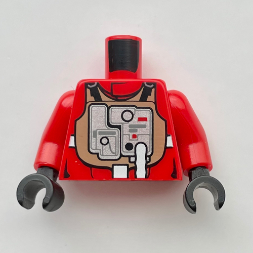 LEGO PART 973c22h03pr2290 Torso Rebel B-wing Pilot with Flight Suit ...