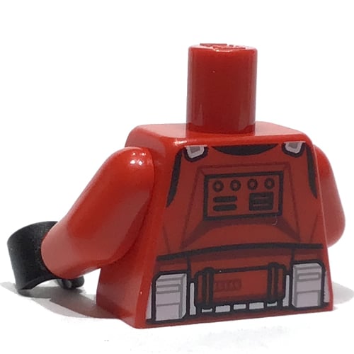 LEGO PART 973c22h03pr6814 Torso Armor Clone Trooper Coruscant Commander ...