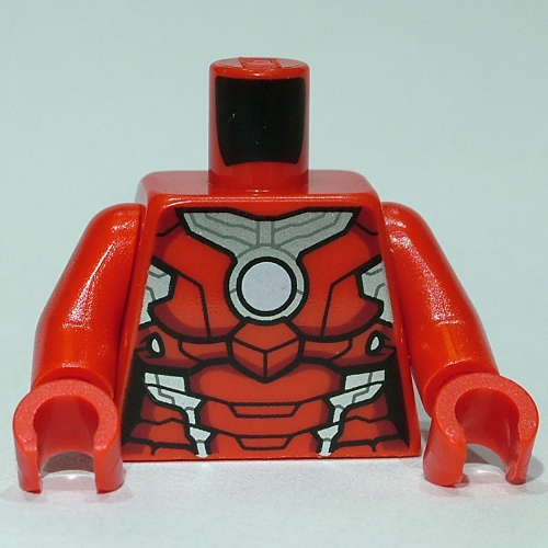LEGO PART 973c22h22pr5293 Torso Armor with Siler Plates and White ...