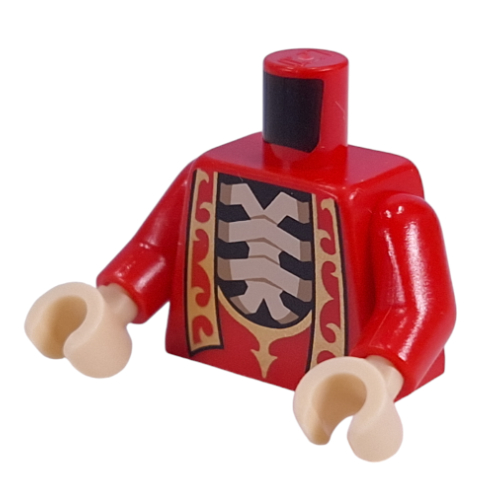 LEGO PART 973c22h26pr0001 Torso, Robe, Gold Decorations, Back Chest ...