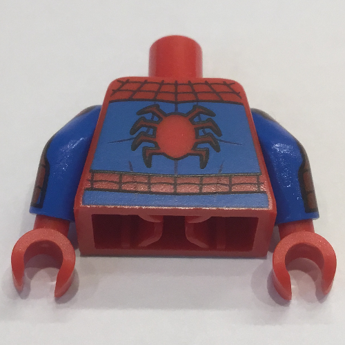 LEGO PART 973c28h22pr5414 Torso Muscles, Blue Sides and Waist, Webbing ...