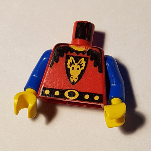 LEGO PART 973c28h01pr0004 Torso Armor, Dragon Face on Shield Print ...