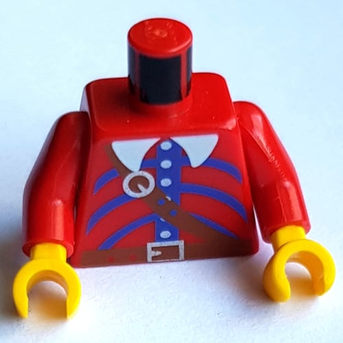 LEGO PART 973c22h01pr0019 Torso Imperial Armada Uniform with Brown Belt ...