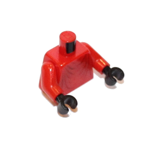 LEGO PART 973c22h03pr1264 Torso Robe with Dark Red Crease Lines Print ...