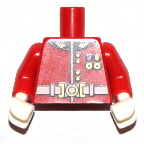 LEGO PART 973c22h27pr1853 Torso Royal Guard Uniform with Gold Buttons ...