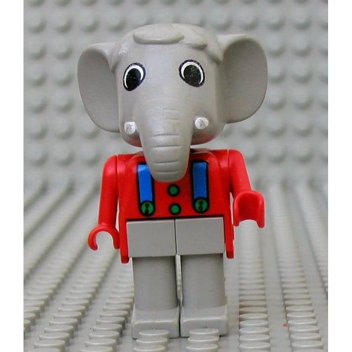 LEGO PART fabfig0009c03pr0002 Fabuland Figure, Edward (Elton) Elephant ...