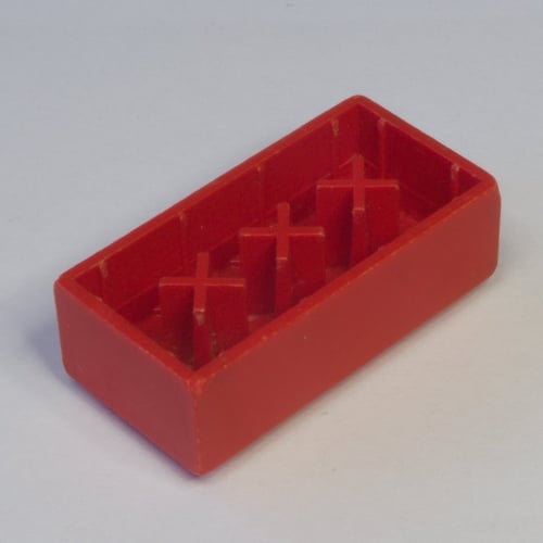 LEGO PART m3001 Minitalia Brick 2 x 4 with Centre Cross Supports ...