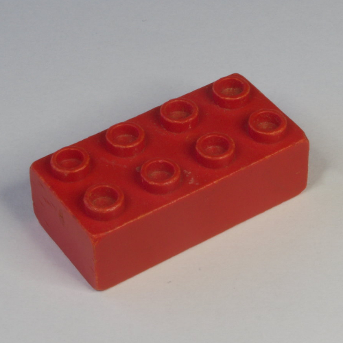 LEGO PART m3001 Minitalia Brick 2 x 4 with Centre Cross Supports ...