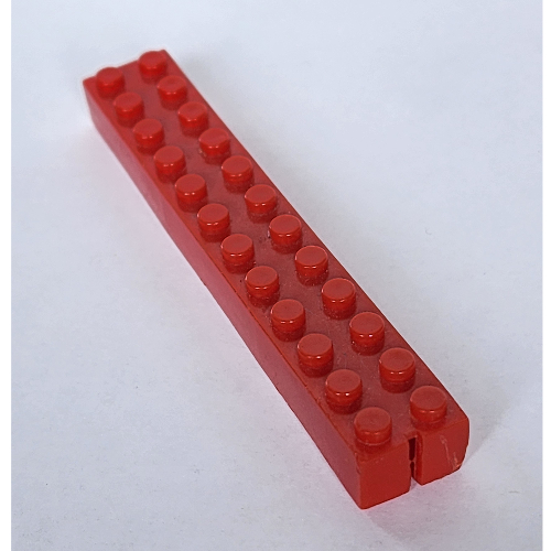 LEGO PART upn0019 Brick 2 x 12 without Bottom Tubes, 1 End Slot ...