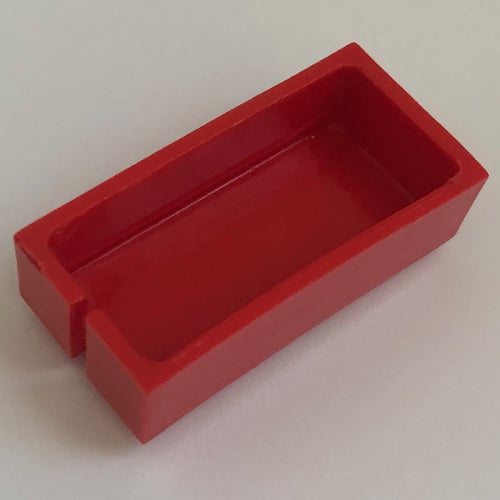 LEGO PART upn0041 Brick 2 x 4 without Bottom Tubes, Slotted (with 1 ...
