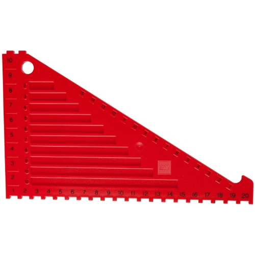 LEGO PART upn0156 Tool - Triangle Ruler 20 x 12 x 0.33 | Rebrickable ...