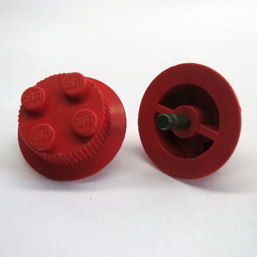 LEGO PART upn0384a Train Wheel with 2 x 2 Stud Center, Traction Teeth ...