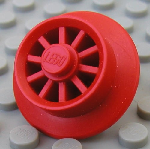 LEGO PART upn0383b Train Wheel Spoked for Wagon | Rebrickable - Build ...