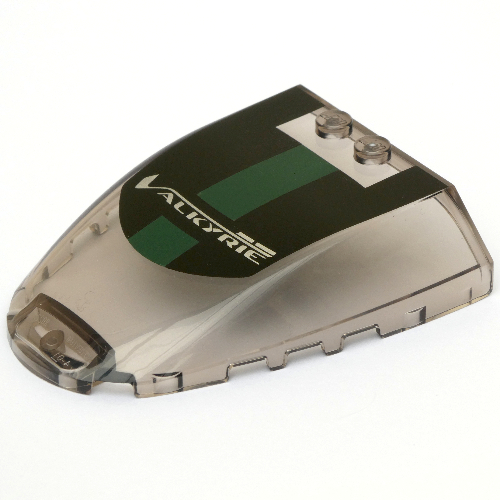 LEGO PART 80222pr0011 Windscreen 6 x 4 x 1 Curved With Black/Dark Green ...