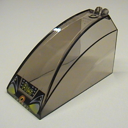 LEGO PART 30649pr0002 Windscreen 8 x 4 x 5 Canopy with 2 Fingers ...