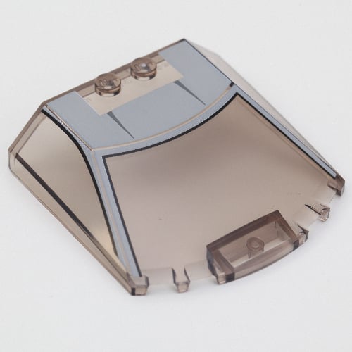 LEGO PART 65633pr0010 Windscreen 6 x 6 x 1 1/3 with Light Bluish Grey ...