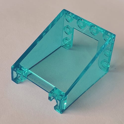 LEGO PART 72475 Windscreen 3 x 4 x 4 Inverted, Rounded Top Inside Edges ...