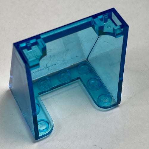 LEGO PART 72475 Windscreen 3 x 4 x 4 Inverted, Rounded Top Inside Edges ...