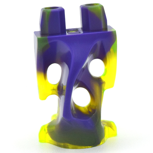 LEGO PART 19859pat0003 Lower Body, Ghost with Marbled Dark Purple ...
