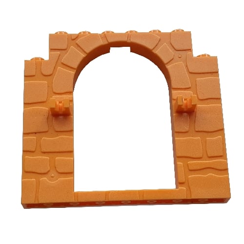 LEGO PART 40242 Door Frame 1 x 8 x 6 with Moulded Stone Print and Clips ...