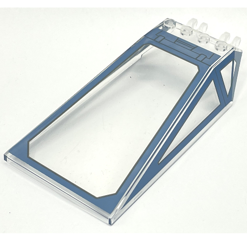 LEGO PART 13252pr0001 Windscreen 6 x 13 x 2 with Sand Blue Cockpit ...