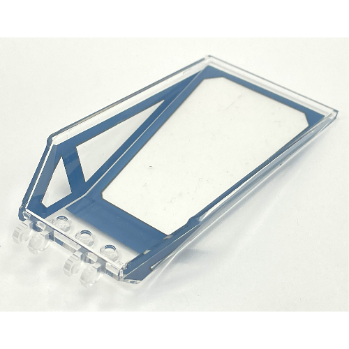 LEGO PART 13252pr0001 Windscreen 6 x 13 x 2 with Sand Blue Cockpit ...