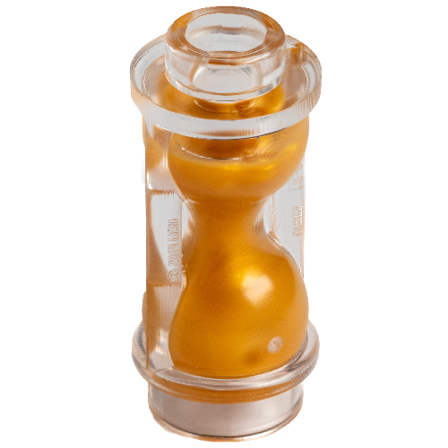 LEGO PART 23945pat0003 Equipment Hourglass with Pearl Gold Sand Pattern ...