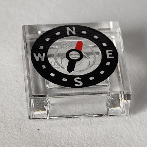LEGO PART 3070bpr0169 Tile 1 x 1 with Compass Print | Rebrickable ...