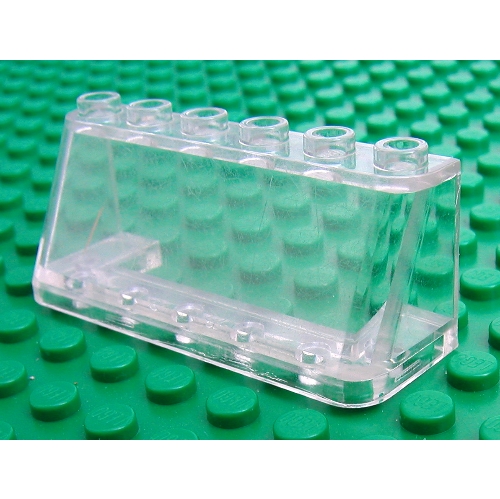 LEGO PART 4176 Windscreen 2 x 6 x 2, Wide Top | Rebrickable - Build ...