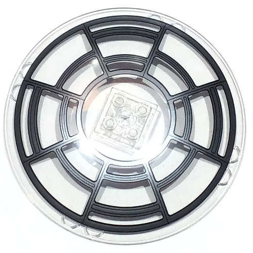 LEGO PART 50990bpr0016 Dish 10 x 10 Inverted [Radar] with Black Circles ...