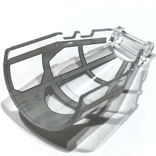 LEGO PART 92279pr0003 Windscreen 7 x 4 x 2 Round with Handle with Light ...