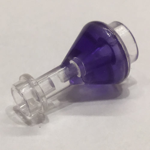 LEGO PART 93549pat0002 Equipment Bottle / Erlenmeyer Flask with Trans ...