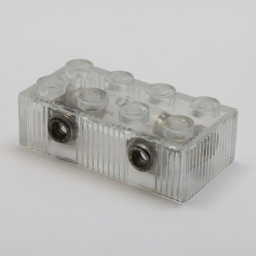 LEGO PART upn0253c01 Light Brick 4.5V 2 x 4 with Removable Bulb ...