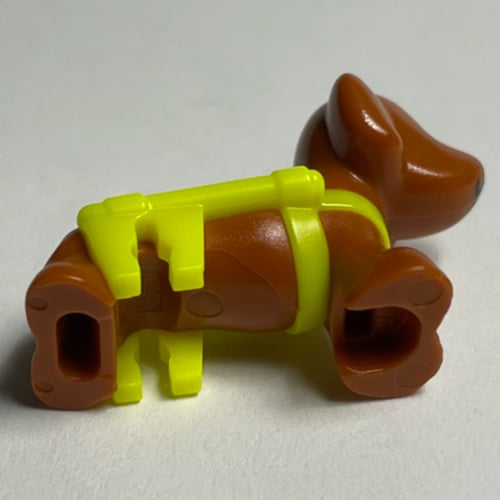 LEGO PART 100559pat0001pr0002 Animal, Dog, Dachshund with Vibrant ...