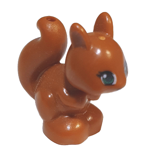 LEGO PART 11568pr0001 Animal, Squirrel with Green Eyes Print ...
