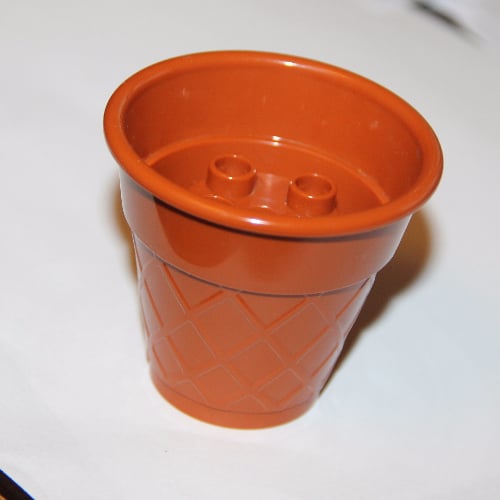 LEGO PART 15577 Duplo Food Ice Cream Cone 4 x 4 x 3 | Rebrickable ...
