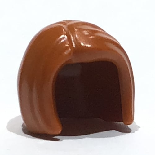 LEGO PART 3887 Hair, Mid Length, Smooth | Rebrickable - Build with LEGO