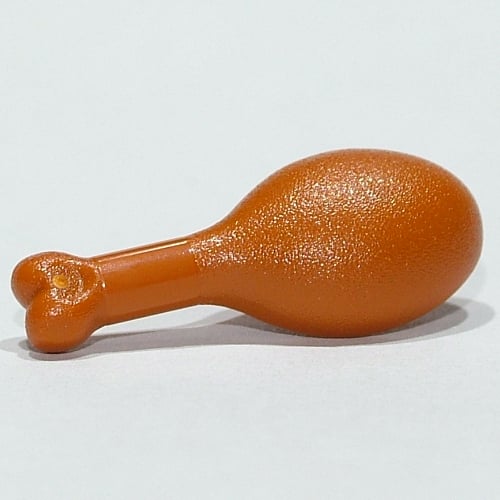 LEGO PART 42876 Food Turkey Drumstick [Short] - 22 mm Opening ...