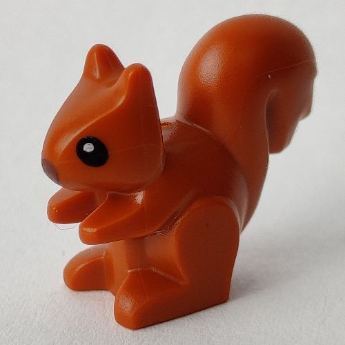 LEGO PART 80679pr0001 Animal, Squirrel, Standing, Black Eyes and ...