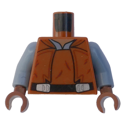 LEGO PART 973c24h19pr1804 Torso Jacket with Black Belt Print (Captain ...