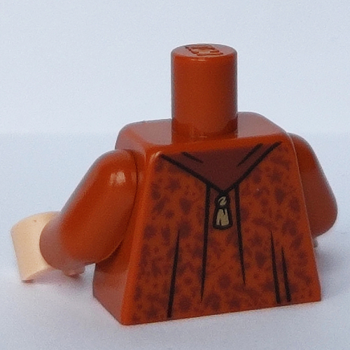 LEGO PART 973c41h02pr5158 Torso Jacket, Open over Vest with Swirls and ...