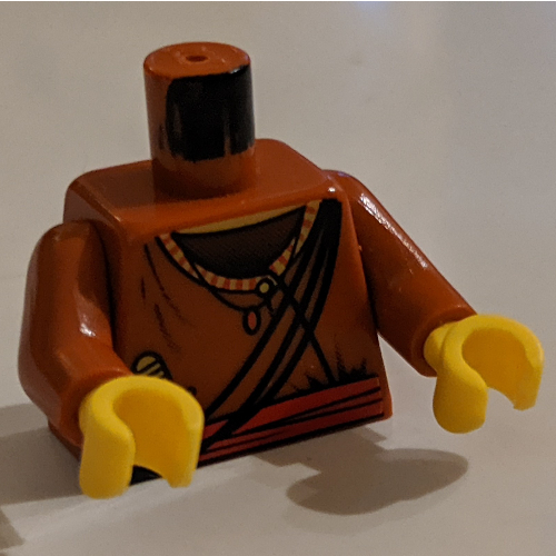 LEGO PART 973c41h01pr0185 Torso Robe with Striped Collar, Crossbelt ...